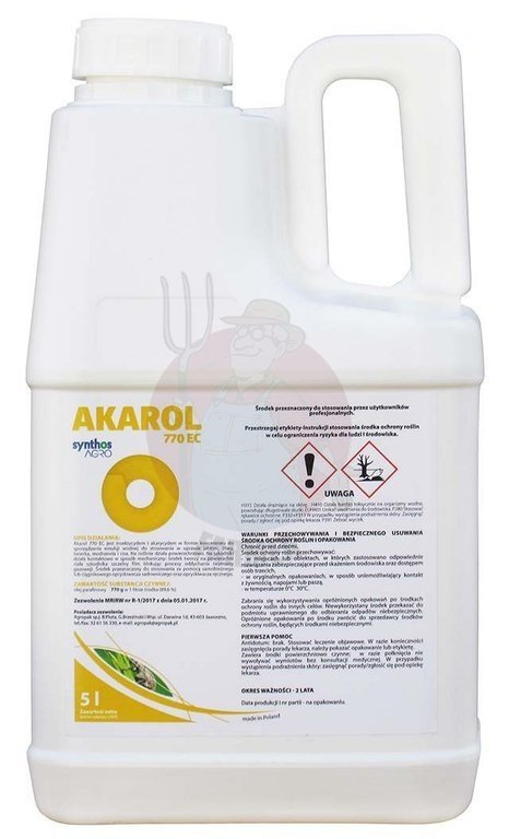 Akarol 770 EC 5 L 5 L | Asortyment \ ŚRODKI OCHRONY ROŚLIN \ UPRAWA ...