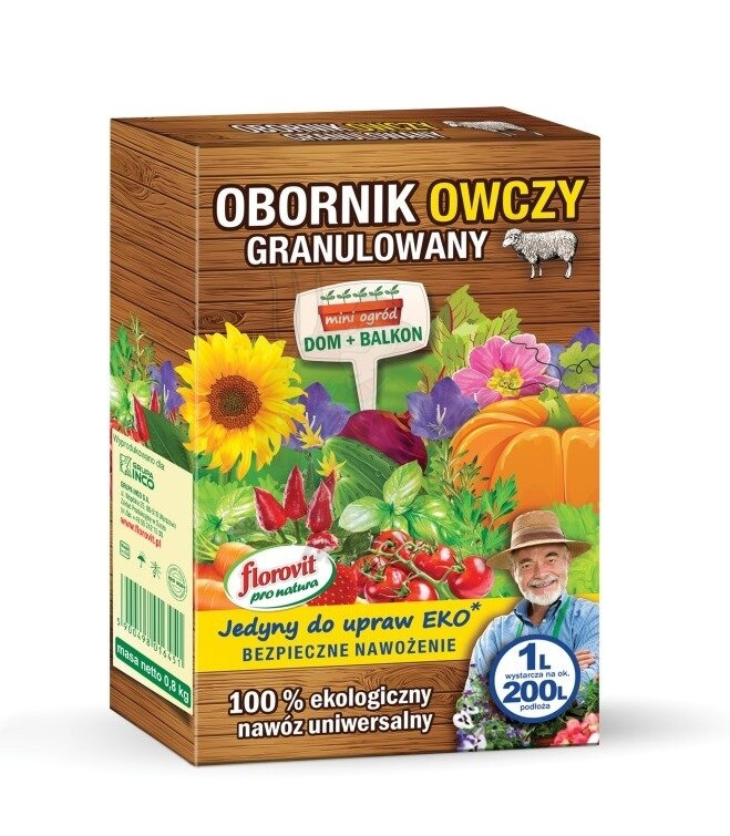 Florovit pro natura obornik owczy granulowany 1L 1 L | Asortyment \ NAWOZY \ DOM I OGRÓD ...