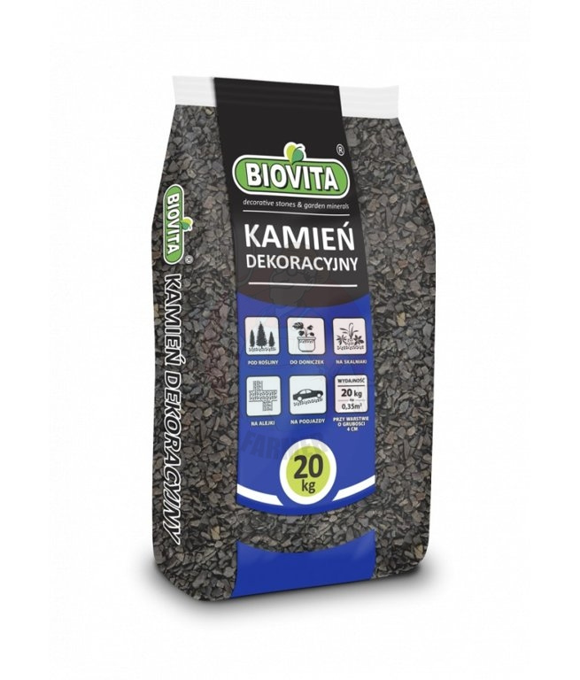 Grys ozdobny Czarny 4-8 mm 20 kg | Asortyment \ KAMIENIE OGRODOWE ...