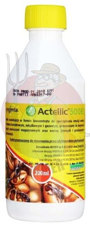 ACTELLIC 500 EC 200ml | Asortyment \ ŚRODKI OWADOBÓJCZE I GRYZONIOBÓJCZE